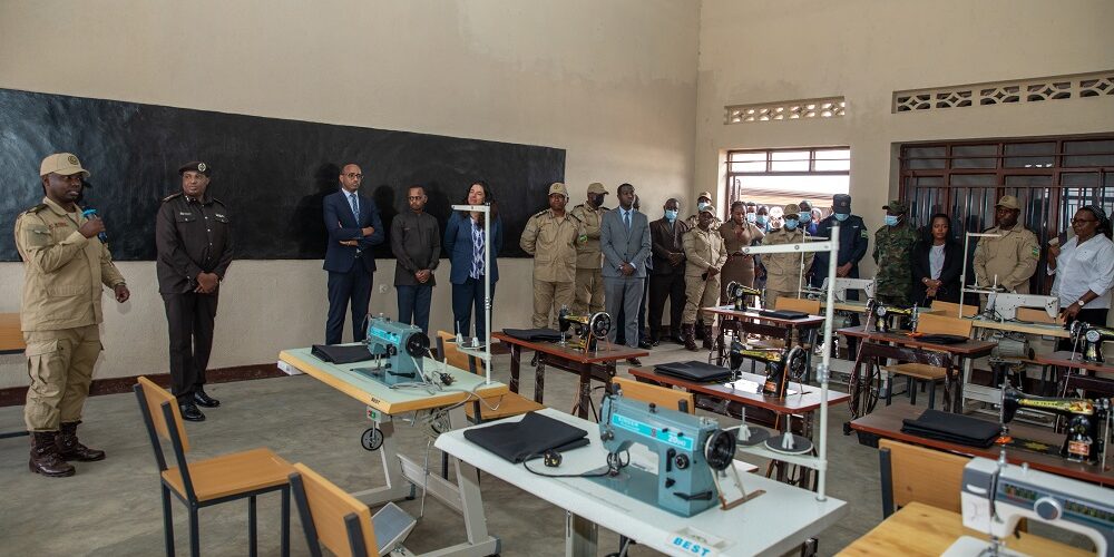 Official handover of a TVET facility by Interpeace to Rwanda Correction ...